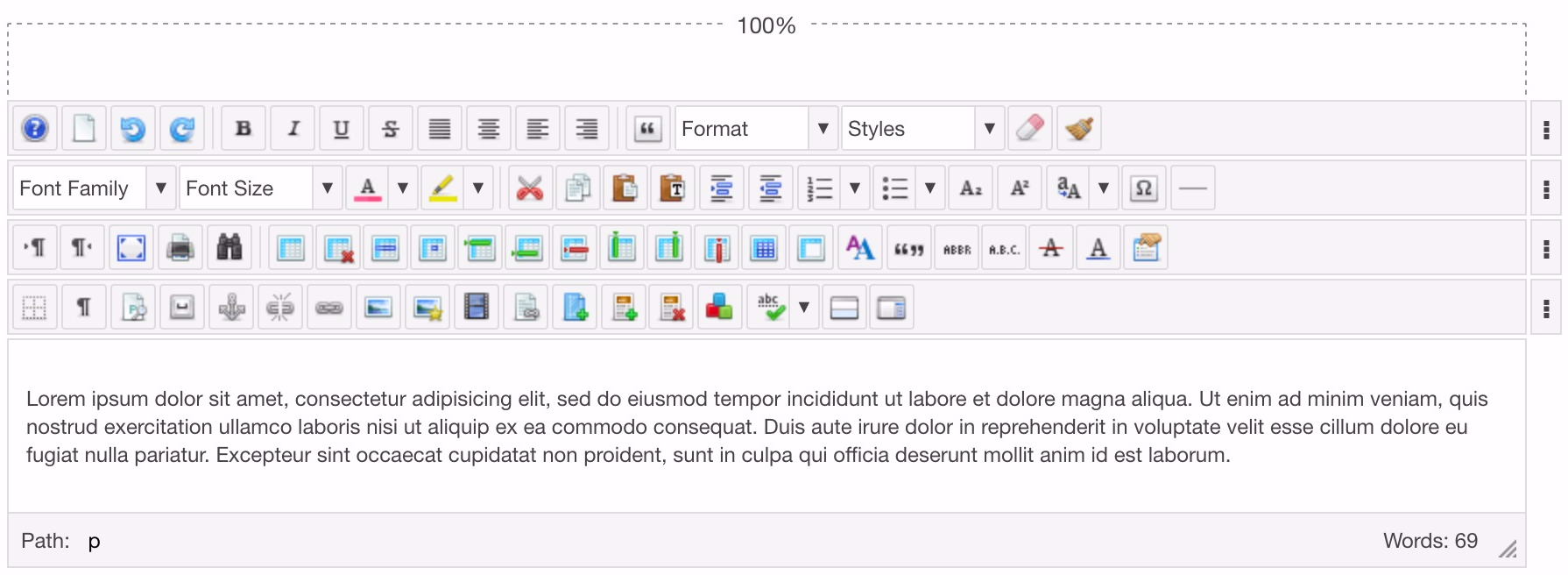 Features & Layout Tab
