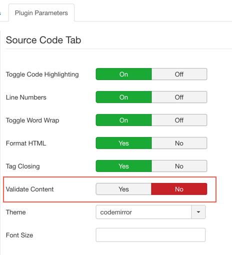 JCE Pro saves HTML without indents